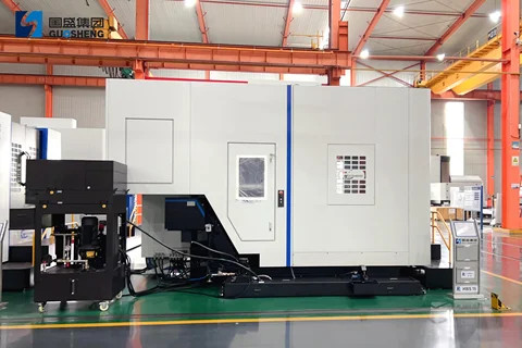 Buy Hme80 Heavy Cutting Cnc Horizontal Milling Machines Machining Center from Nantong Guosheng ...