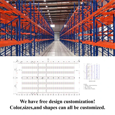 Buy Industrial Warehouse Storage Stacking Racks Shelving Heavy Duty ...