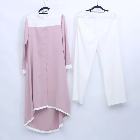 Buy Malaysia Uae Turkey Fashion Girl Office Daily Garment Button ...