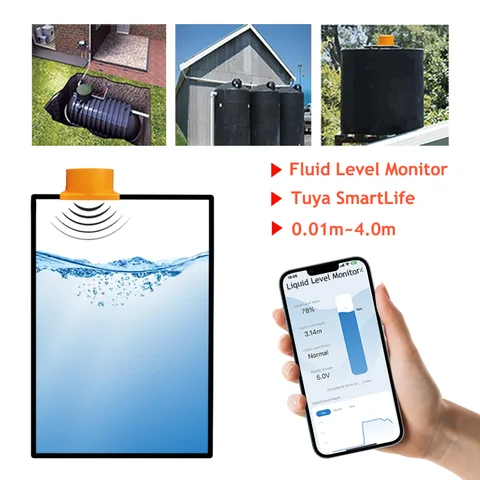 Buy Me201w Contactless Remote Alarm Tank Monitor With Pump Accurate ...