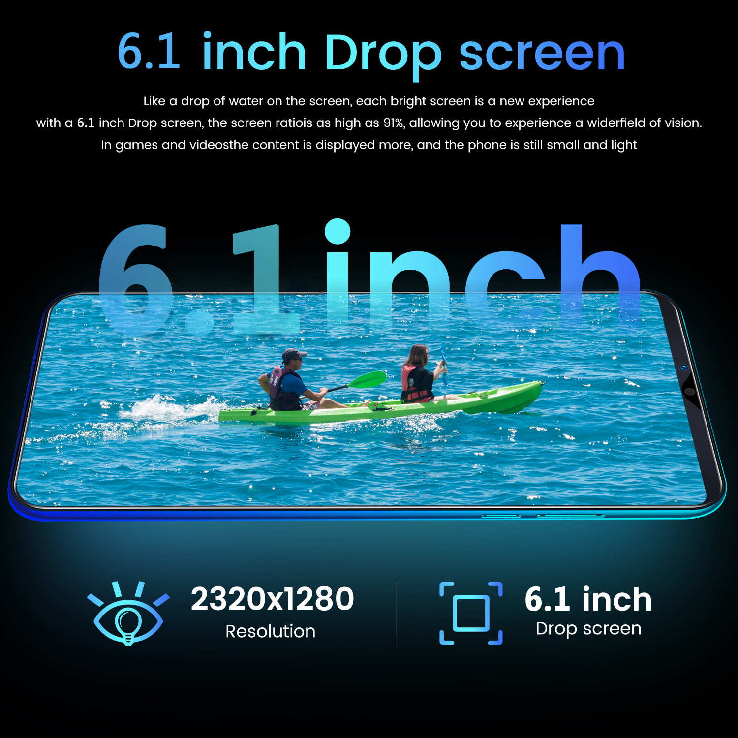 Buy New P46 Pro 6.1 Inch Unlocked Cheap Mobile Phone Fingerprint ...