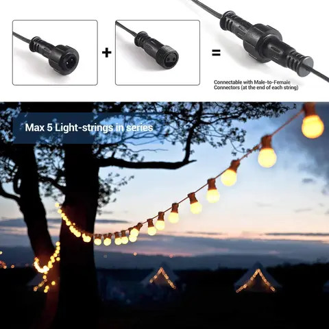 Buy Northland 10m Vintage Inspired Style Tungsten Filament Led String ...