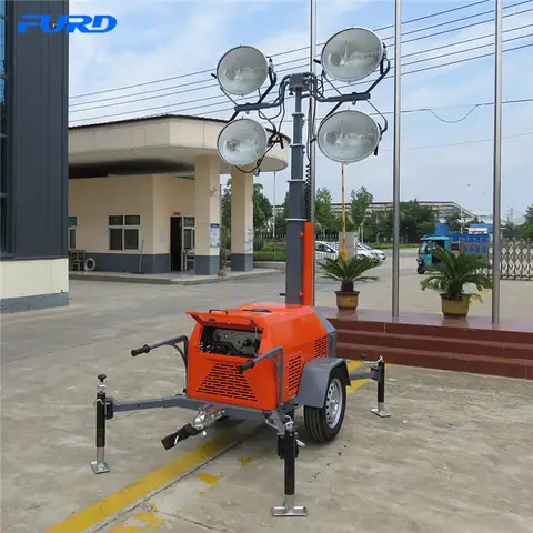 Buy Outdoor Telescopic Mobile Tower Light Diesel Generator Towersdirect ...