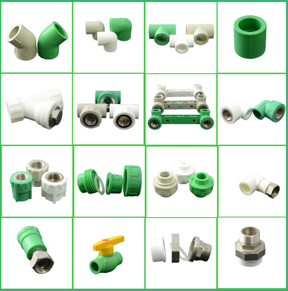 Buy Plastic Connectors 90 Elbow Ppr Pipe Fittings Plastic T-junction ...