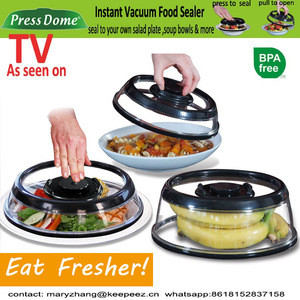 Buy Press Dome Vacuum Fresh Keeping Cover For Tv Home Shopping from ...