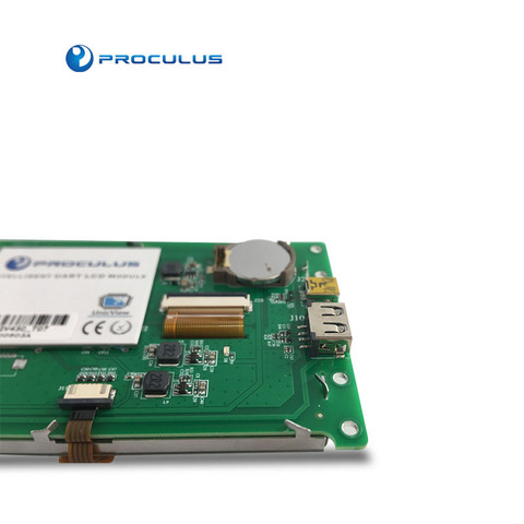 Buy Proculus 4.3 Inch Mini Oled Lcd Display Uart Serial Touch Panel Smart Home Monitor Tft ...