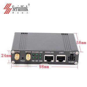 Buy Seriallink Din Install 2xlan Industrial 4g Router M2m 4g Router ...