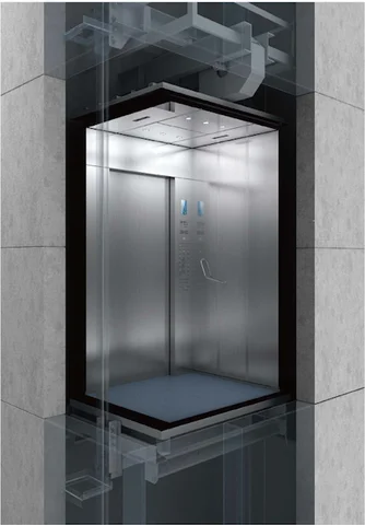 Buy Square Outdoor Vvvf Observation Lift Glass Sightseeing Elevator ...