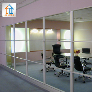 Buy Superior Quality Office Laminated Partition Wall Aluminium Frame ...