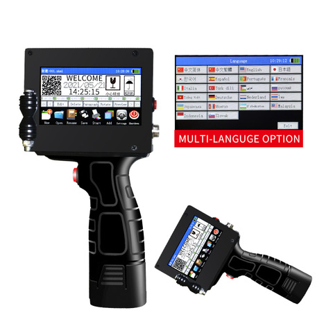 Buy Thermal Handheld Inkjet Printer Hand Jet Printer For Date Coding ...