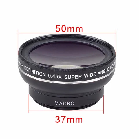 Buy Universal Clip On Cell Phone Camera Lenses 0.45x Super Wide Angle Macro Lens For Iphone ...