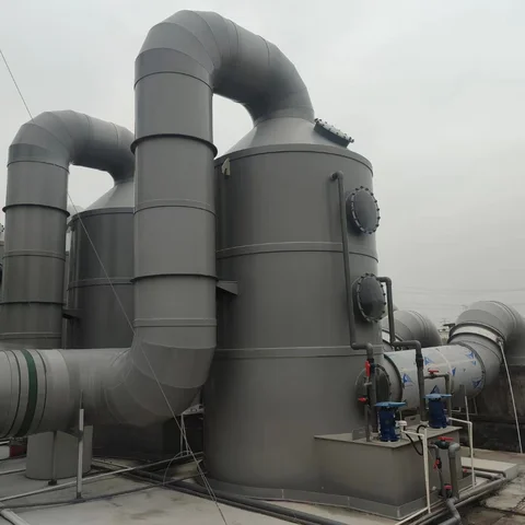 Buy Wet Spraying Purification Tower Gas Scrubber Gas Scrubber System ...