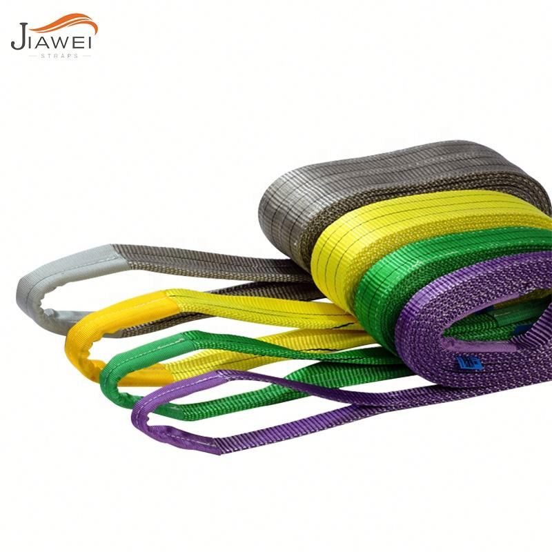 Buy Wll 80t Polyester Round Slings Mesin Jahit Webbing Sling 2 Ton ...