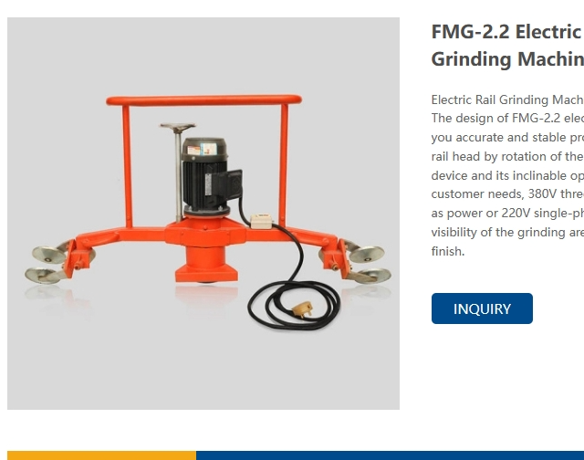 Buy Fmg-2.2 Electric Rail Grinder Grinding Machine from Wuhan Linkage ...