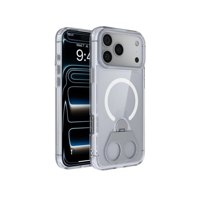 Buy 2025 New Design Transparent Phone Cover Stand Magnetic Anti-drop ...