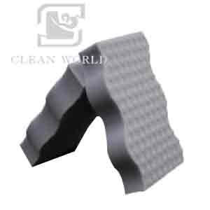 Buy High Density Waved Shape Cleaning Sponge Melamine Foam Sponge from ...