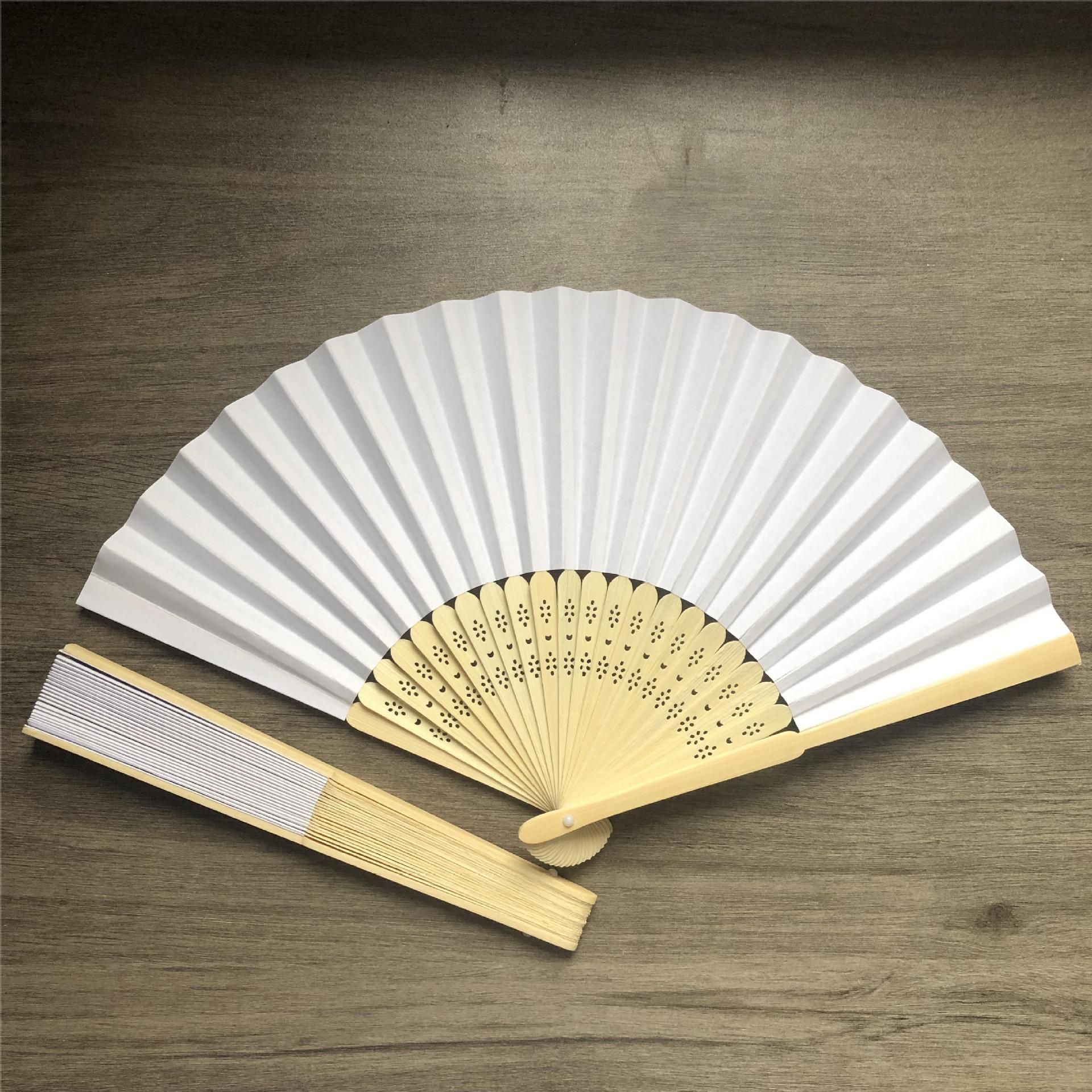 Buy Folding Bamboo Hand Held Paper Fan from Suzhou Hengshuo Imp & Exp ...