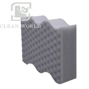 Buy High Density Waved Shape Cleaning Sponge Melamine Foam Sponge from ...