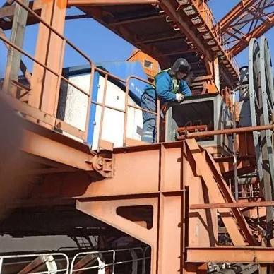 Buy Prefab Steel Frame Stacker Reclaimer Material Handling Fabrication ...