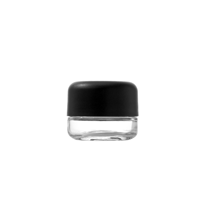 Buy 1 Ounce Transparent Glass Jar For Childproof Anti-theft Packaging ...