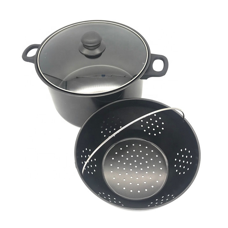Buy 2-in-1 Cooking Pot With Swivel Strainer Not Sticky Practical ...