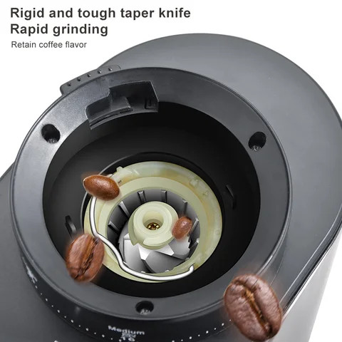 Buy 220v/50hz Small Coffee Grinder Machine Cordless Coffee Bean Grinder ...