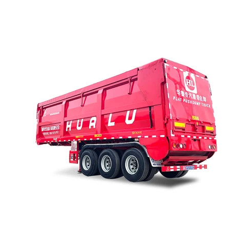 Buy 2/3/4 Axle 60/80t Enclosed Crawler Dump Tipping Trailer Crawler ...