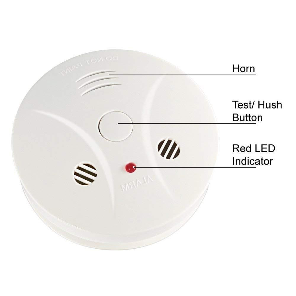 Buy 3 Pack Fire Alarms Smoke Detector Battery Operated With ...