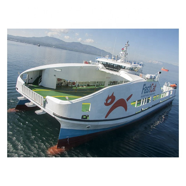 Buy 50m Ro Ro Ship For Car And Passengers Steel Catamaran For Coastal ...