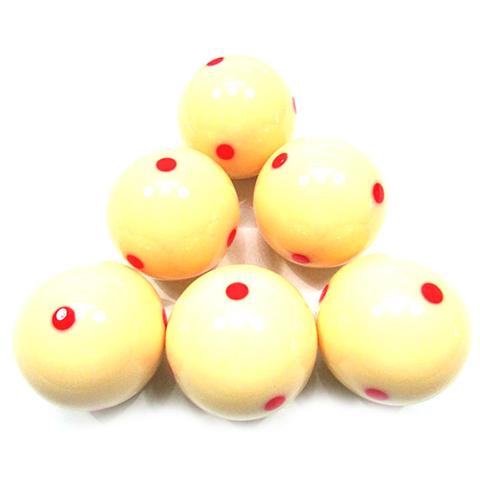 Buy 57.2mm White Billiard Cue Ball Snooker Pool Table Training Spot Cue ...