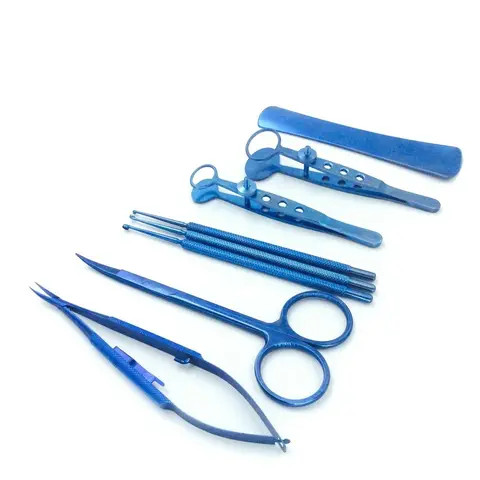 Buy 8 Pcs Titanium Chalazion Surgery Surgical Instrument Kit Ophthalmic ...
