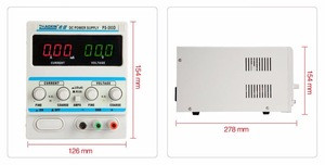 Buy Adjustable Power Supply Ps-303d Dc Power Supply 30v 3a Linear Power Supply from Shenzhen ...