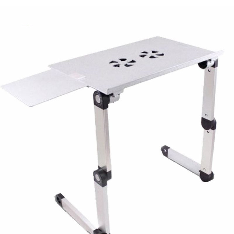 Buy Advanced Folding Computer Table With Cool Fan Laptop Desk Aluminum ...