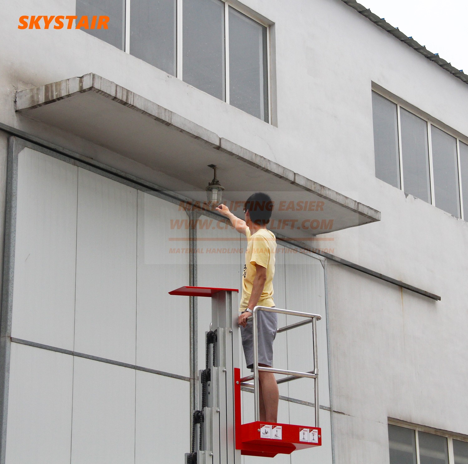Buy Aerial Lift Platform Street Light Lift Portable Light Weight Window ...