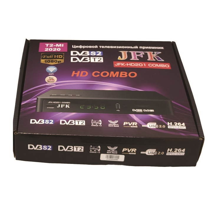 Buy Combo T2+s2 Set Top Box Combo Dvb S2 Dvb T2 Satellite Tv Receiver ...