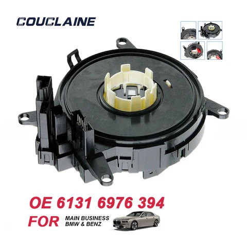 Buy Couclaine Steering Wheel Angle Sensor 61316976394 61319129499 ...