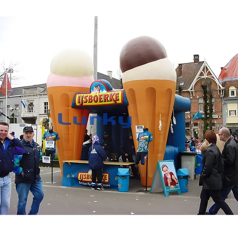 Buy Customized Inflatable Popcorn Booth Inflatable Kiosk Booth Tent ...