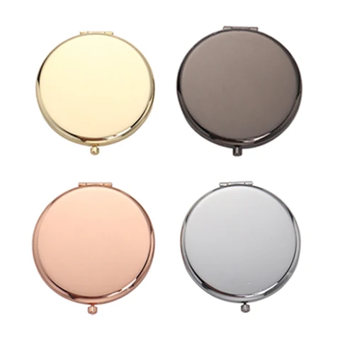 Buy Customized Logo Metal Pocket Mirror Custom Promotion Gift Make Up ...