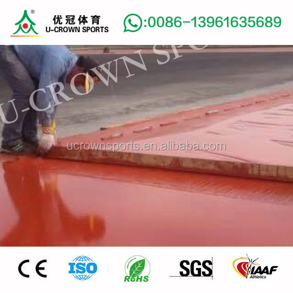 Buy Direct Factory Full Pu Spray Coating Athletic Track Running Track ...