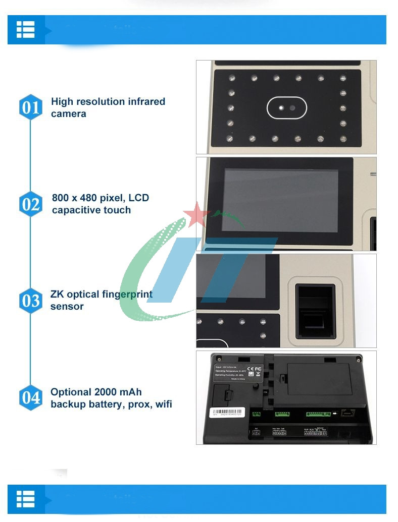 Buy Dj-uface800+id Dj-iface990+id Fingerprint & Rfid & Face Recognition ...