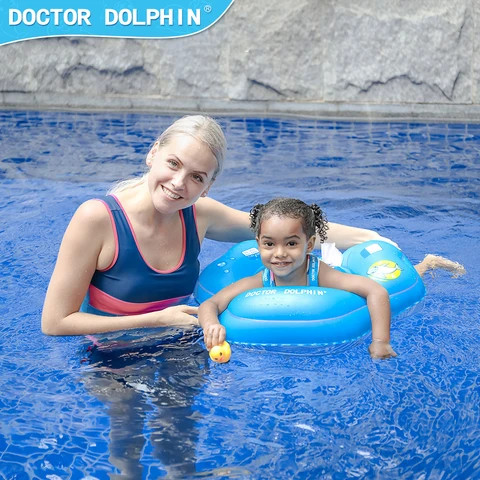 Buy Doctor Dolphin Lying Circle Pvc Swim Ring Baby Float Pool Floating ...