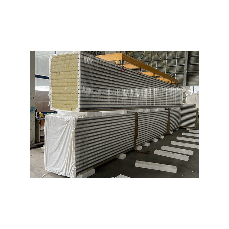 Buy European Standard Double Panels Swing Style Metal Surface Rock Wool ...