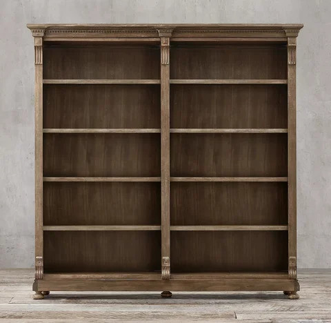 Buy Exquisite High-grade Wooden Open Storage Bookcase Villa Club Club ...