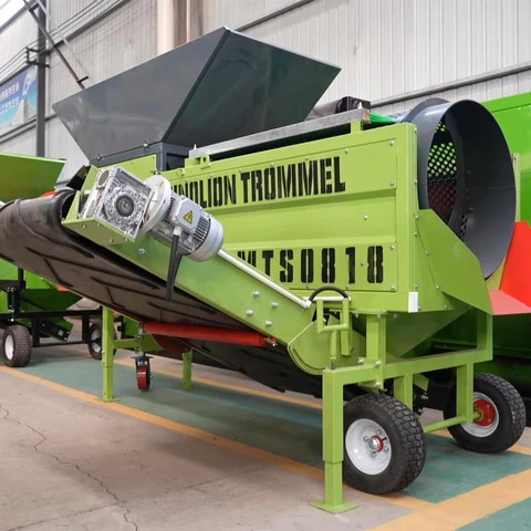 Buy Factory Price Compost Drum Sieve Sand Stone Separator Small Trommel ...
