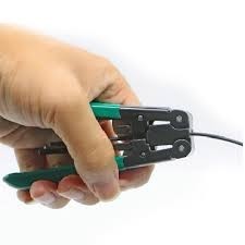 Buy Fiber Optic Tool Kit Leather Line Cable Wire Stripping Plier And ...