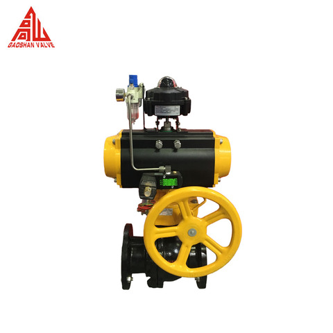 Buy Float Ball Valve Ss Cf8 Pn16 Ball Valve Pneumatic Actuator ...