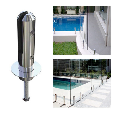 Buy Frameless Stainless Steel 12mm Glass Railing Spigot Railing Balcony ...