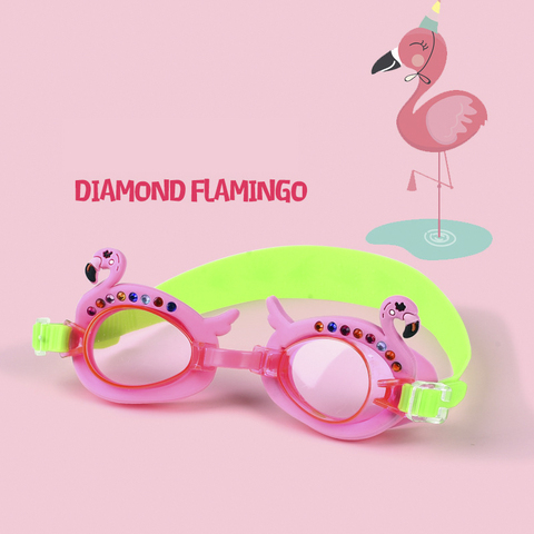 Buy Funny Cute Cartoon Kids Silicone Swimming Goggle For Girls And Boys ...