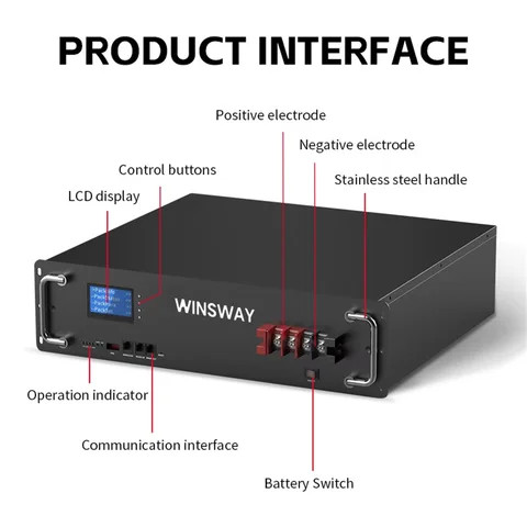 Buy Good Quality Rack Mounted Solar Energy Storage Lithium Ion ...