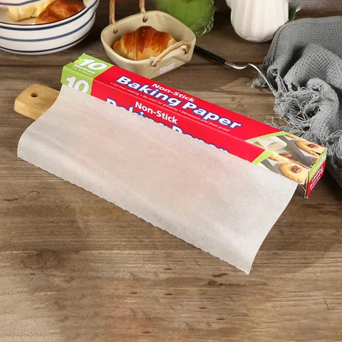Buy Greaseproff Disposable Parchment Baking Paper With Silicone Double ...